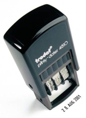 Trodat Printy 4810 Mini-Dater Self-Inking Stamp